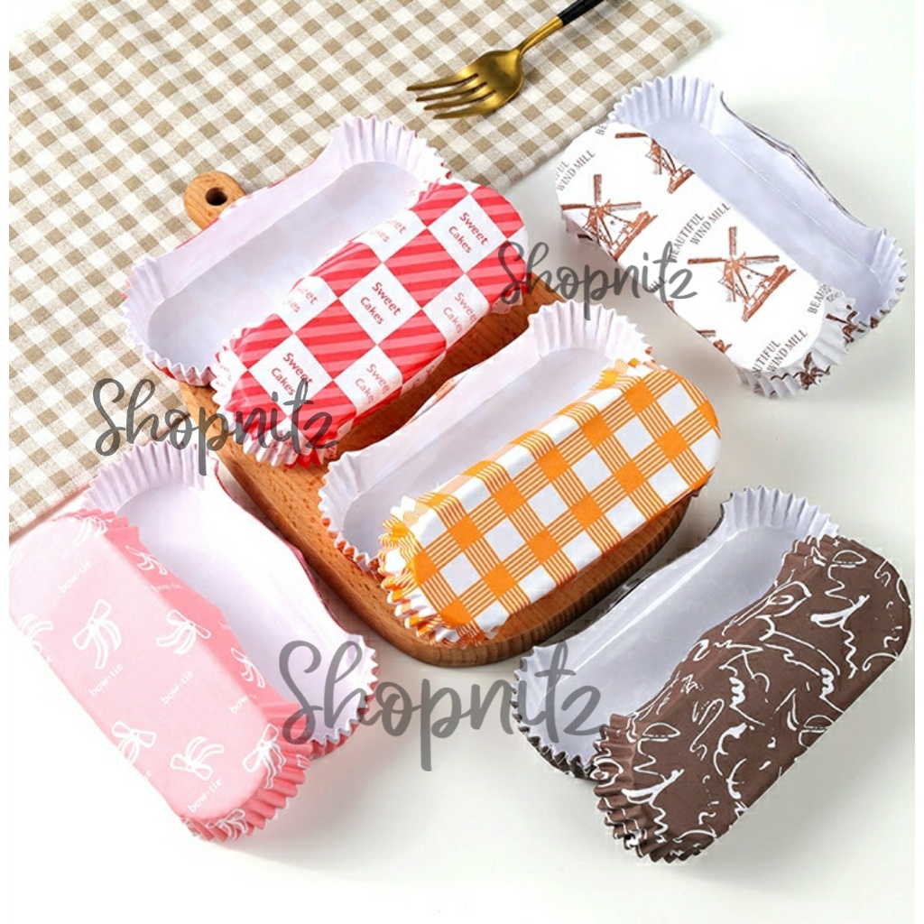 Jual Paper Cup Case Roti Oval Cup Paper Oval 1 roll isi 200 pcs ...