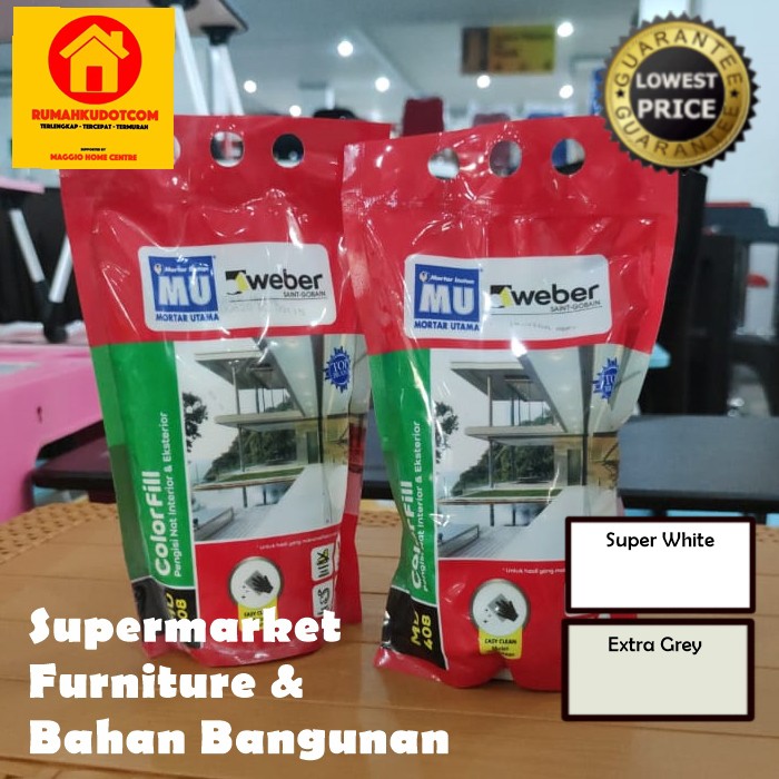 Jual NAT KERAMIK MU - TILE GROUT ACIAN MU - WHITE / GREY - WEBER MU ...