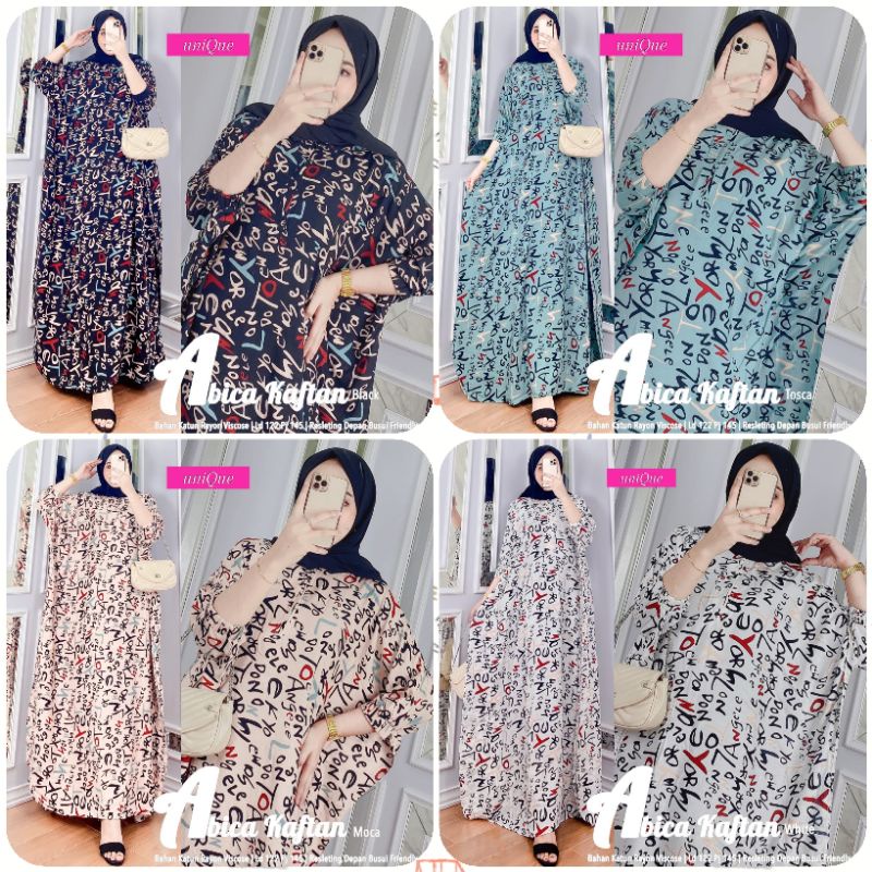 Jual ABICA KAFTAN MATT. KATUN RAYON LD. 122CM PB. 145CM RESLITING DEPAN ...