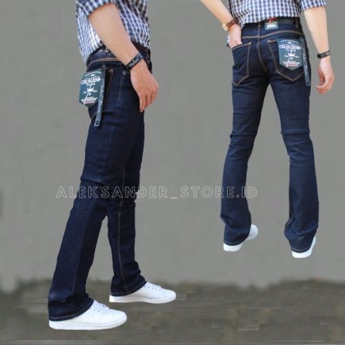 Jual Celana Jeans Cutbray Pria Orlen Denim Original Bahan Stretch Jeans ...