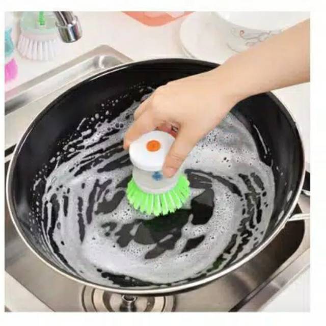 Jual Sikat cuci + dispenser sabun | Shopee Indonesia