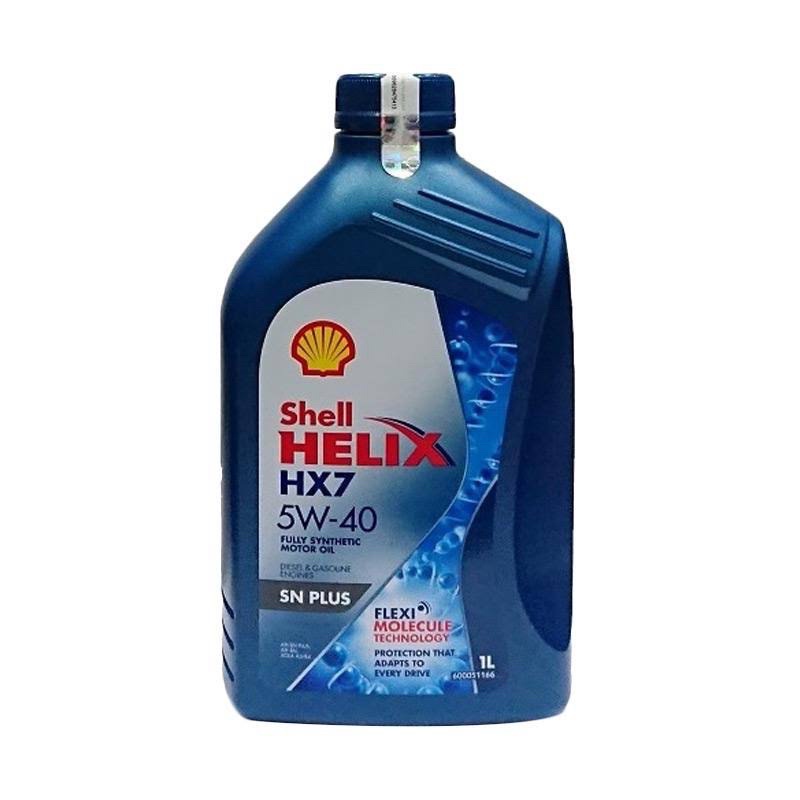 Jual Oli Shell Helix HX7 (5W-40) SN Plus Full Synthetic | 1 Liter ...