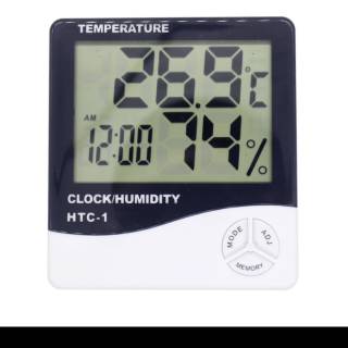 Jual HTC 1 digital temperature clock Thermometer Hygrometer pengukur ...