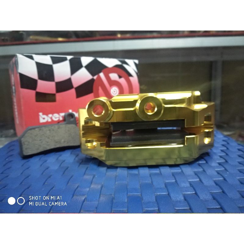 Jual kaliper brembo monoblok 4 piston universal free kampas cadangan | Shopee Indonesia