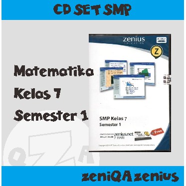 Jual Zenius CD SMP Matematika Kelas 7 Semester 1 | Shopee Indonesia