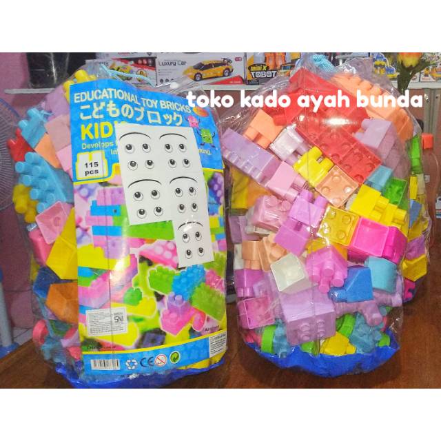 Jual Lego Block Besar isi 115pcs | Shopee Indonesia