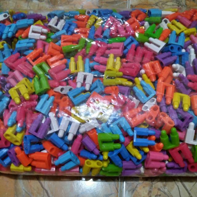 Jual LEGO JADUL UKURAN SEDANG (2x1,7x0,8 cm) 1 Kg ~ isi +/- 1200 pcs ...