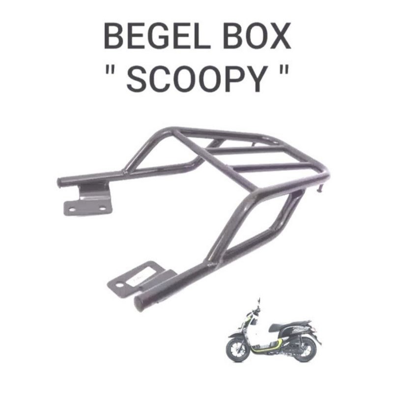 Jual Begel Behel Bracket Box Motor Honda Scoopy | Shopee Indonesia