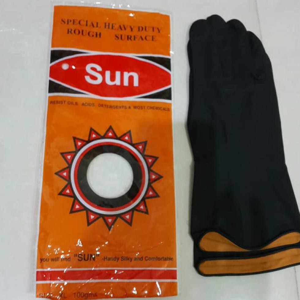 Jual Sarung Tangan Kimia Heavy Duty SUN Chemical Gloves | Shopee Indonesia