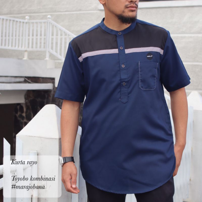 Jual Qurta Rayo/Qurta Toyobo/Pakaian Sunah/Kurta Pakistan | Shopee ...