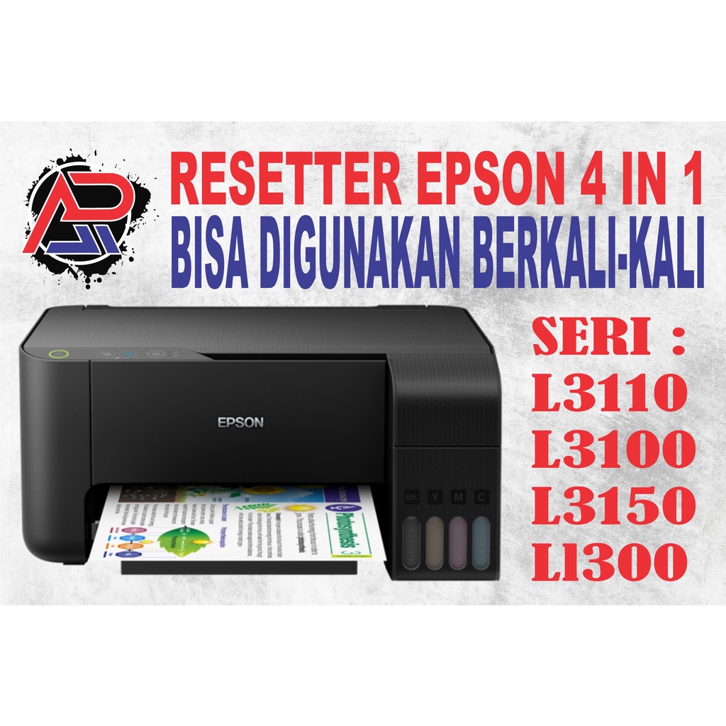 Jual RESETTER / RESET PRINTER EPSON L3110 L3100 L3150 L1300 | Shopee ...