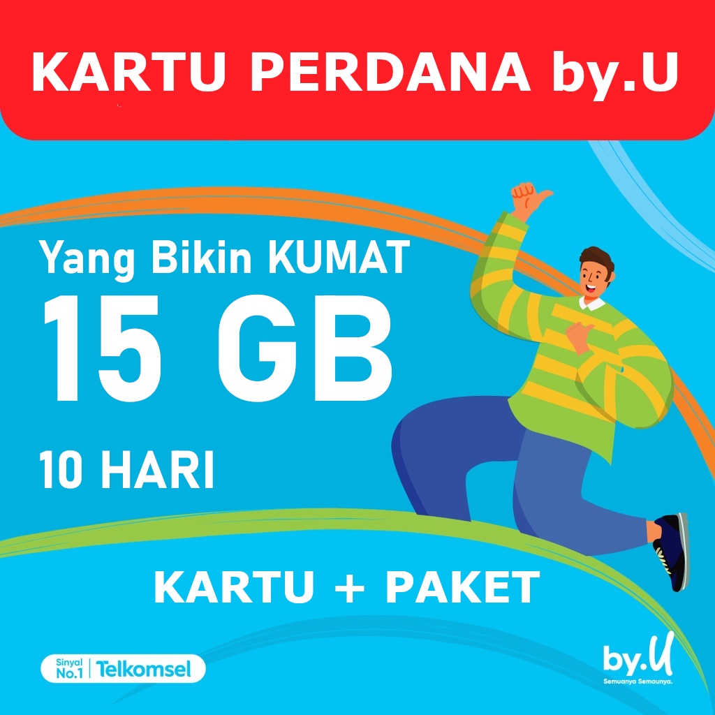 Jual Promo Kartu Perdana by.U byU by U 15 GB | Shopee Indonesia