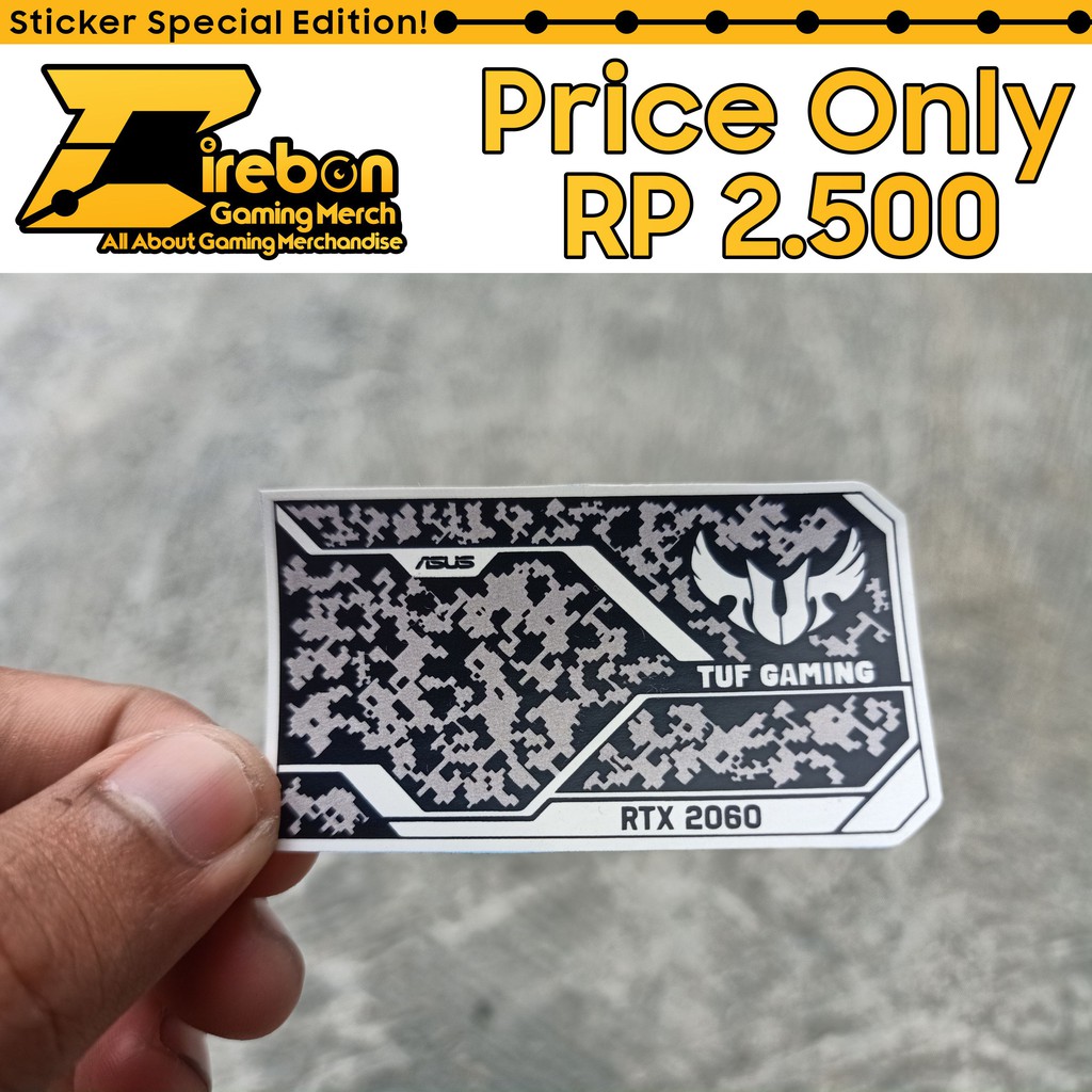 Jual Sticker Stiker Asus Tuf Gaming Rtx 2060 | Shopee Indonesia