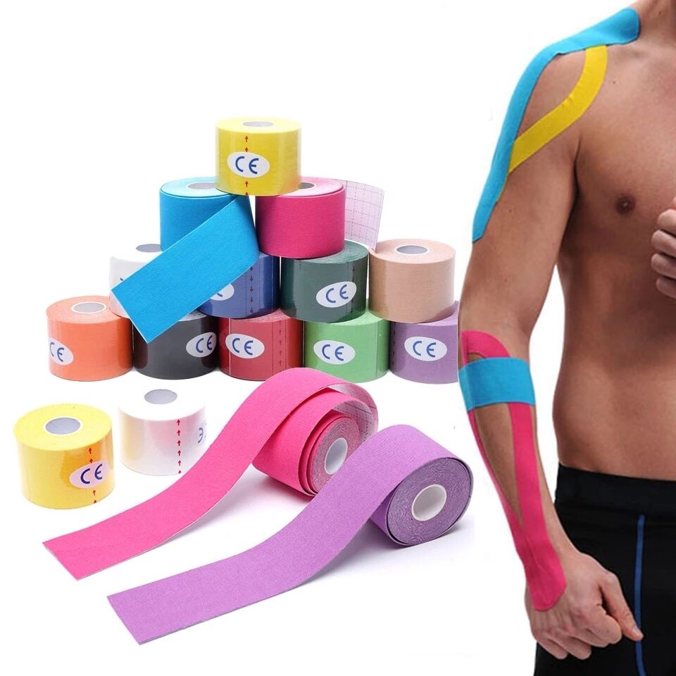 Jual KINESIO TAPE KINESIOLGY TAPE 5cm x 5m KINESIO TAPE OTOT TAPING MUSCLE ELASTIS ATHLETIC ...