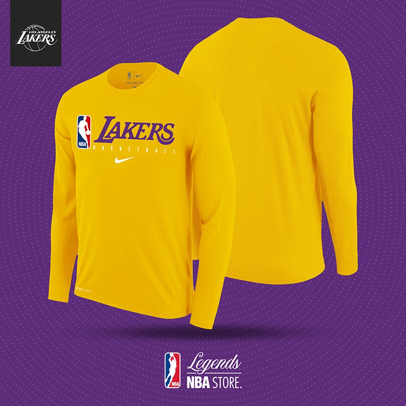 Jual Baju Basket Pria Wanita NBA T shirt basket Kaos Practice LA Lakers ...