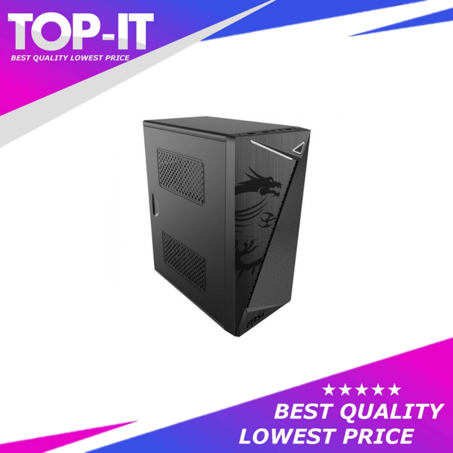 Jual PC Case MSI MAG SHIELD M300 Mid Tower Micro ATX Gaming Casing ...