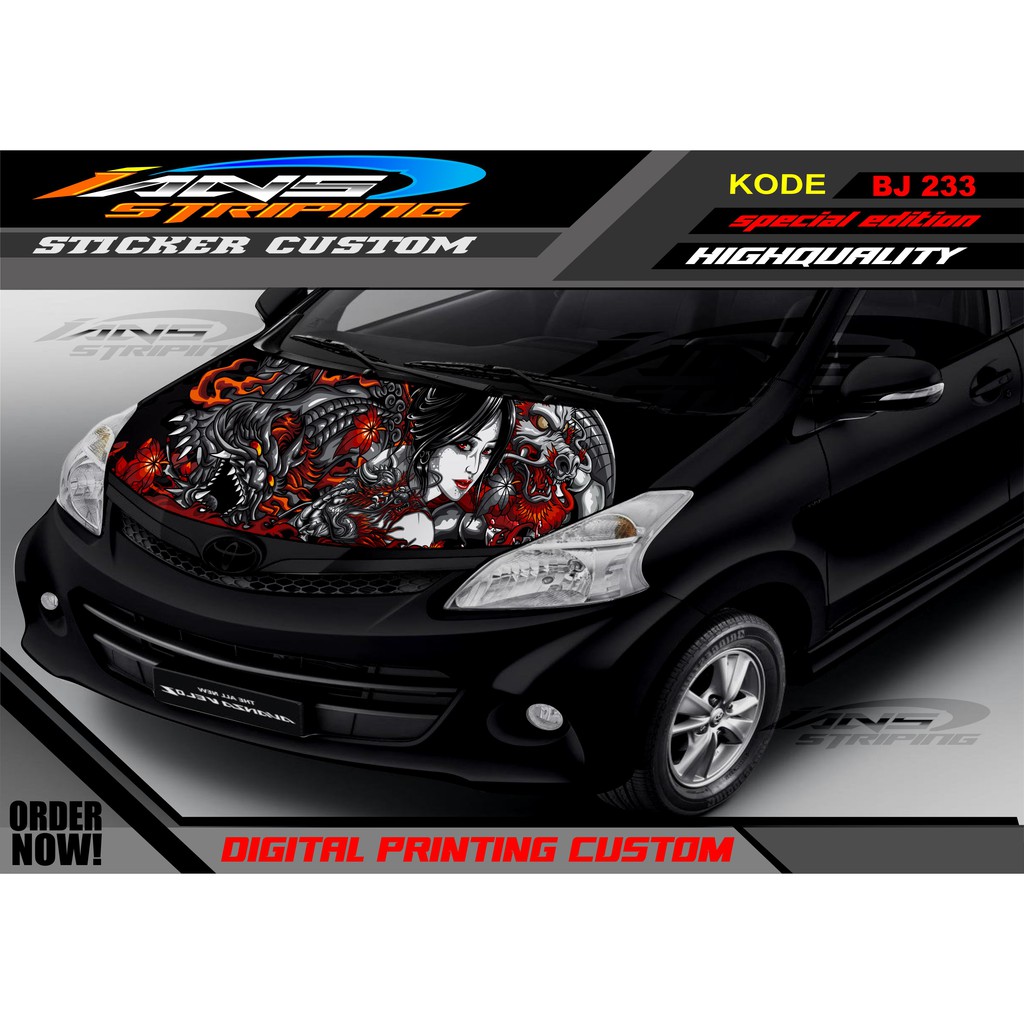 Jual STICKER DECAL CUP KAP MOBIL/ STIKER KAP CUP MOBIL AVANZA, XENIA ...