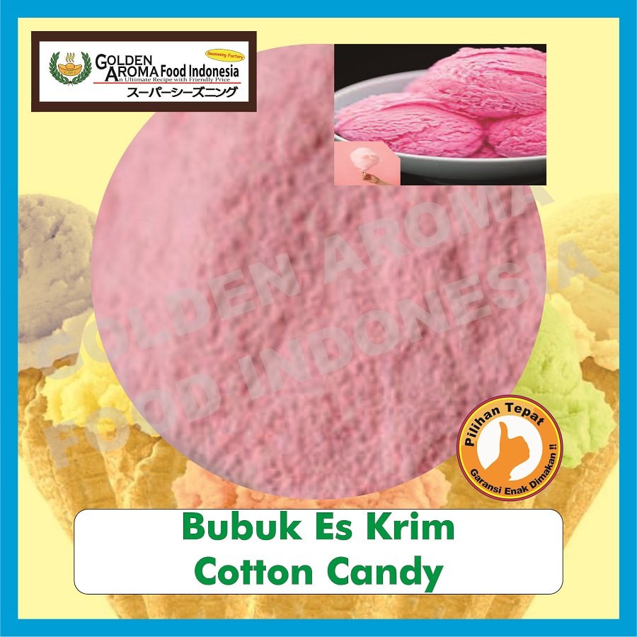 Jual Bubuk Es Krim Rasa Cotton Candy 1 Kg l Serbuk Ice Cream Powder ...