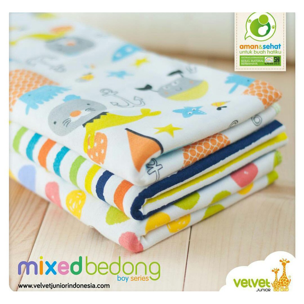 Jual VELVET - BEDONG VELVET untuk anak laki laki dan anak perempuan ...