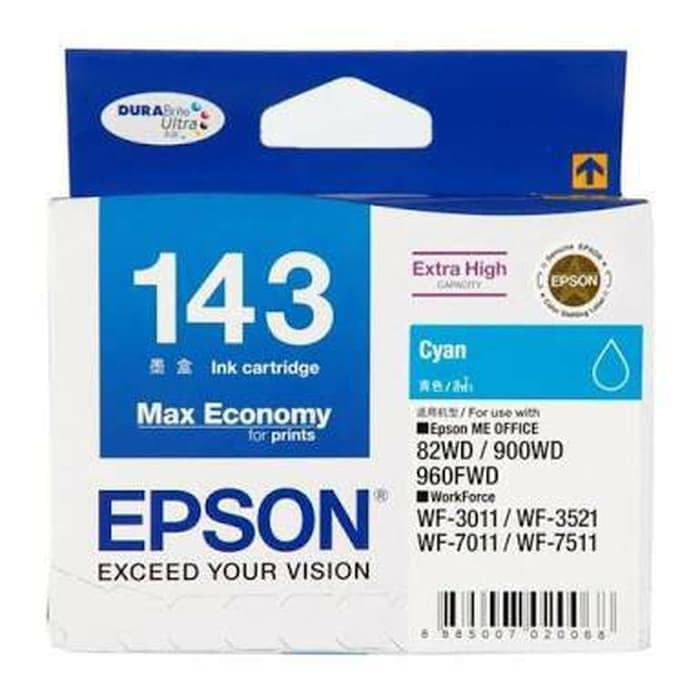 Jual Tinta Epson Work force 143 Original | Shopee Indonesia