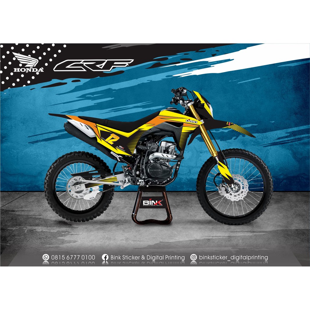 Jual stiker decal dekal honda crf 150 sticker full body - CRF GRAFIS 2A | Shopee Indonesia