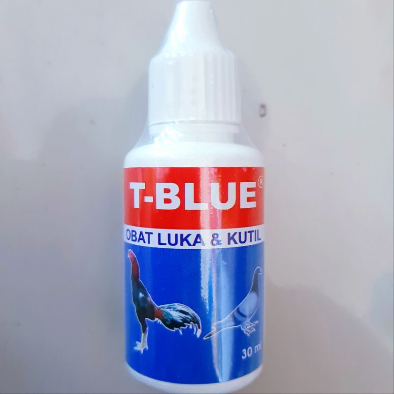 Jual T - BLUE Obat Biru Kutil Cacar Luka Luar Terbuka 30ml Ayam dan Burung | Shopee Indonesia
