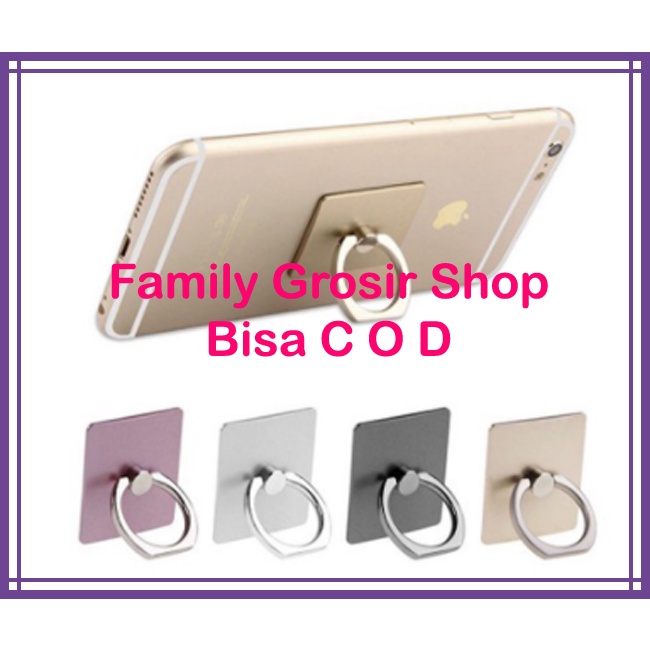 Jual Ring Stand Holder Handphone Polos / Iring Bahan Plastik Ring ...
