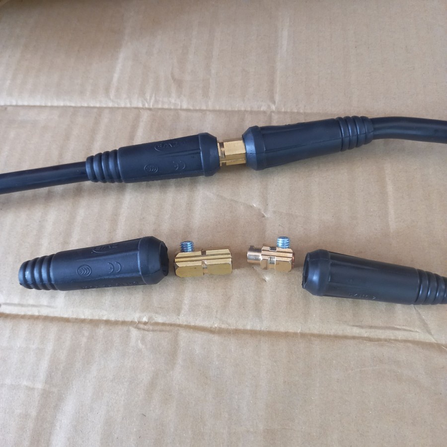 Jual CABLE CONECTOR LAS 10-25 / KABEL KONEKTOR LAS 10-25 CONECTOR ...