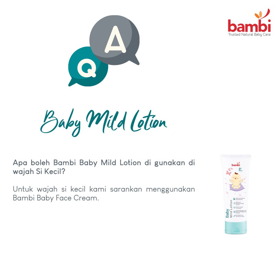 Jual Bambi Baby Mild Lotion - Body Lotion Bayi | Shopee Indonesia