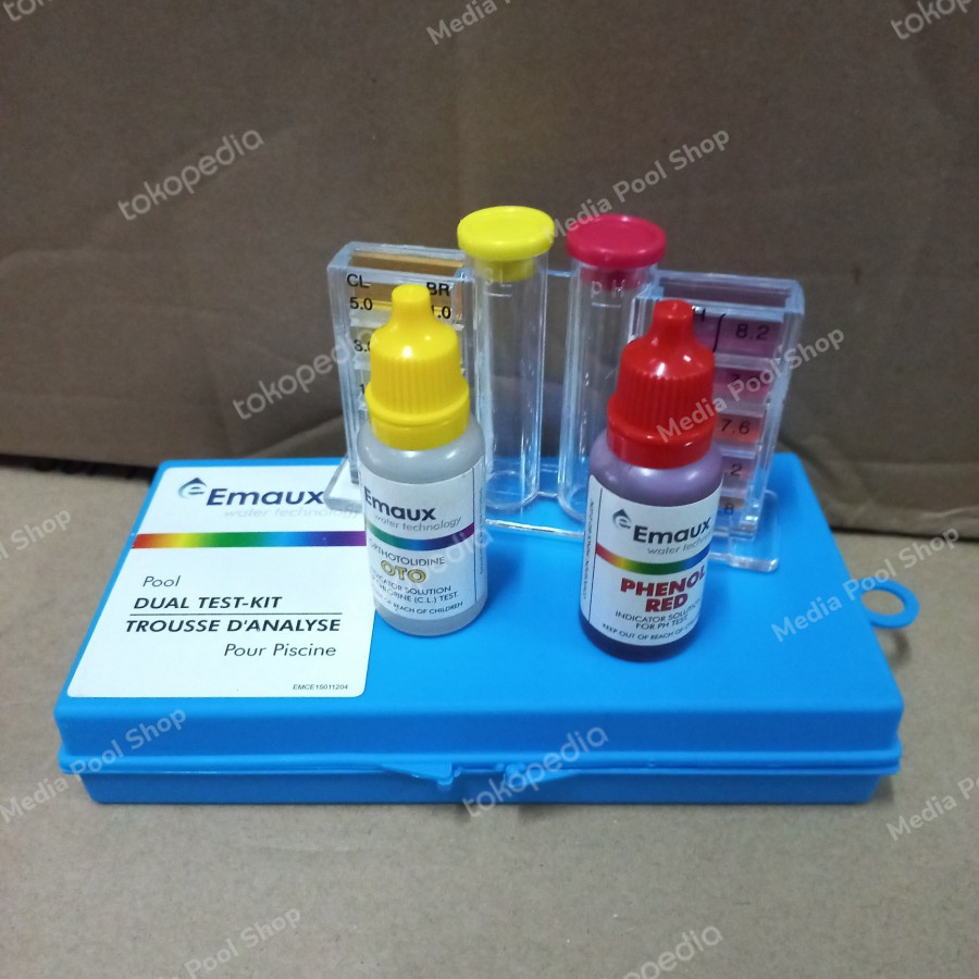 Jual Test Kit Kolam Renang Merk Emaux | Alat Tes Kadar Air Kolam Renang ...