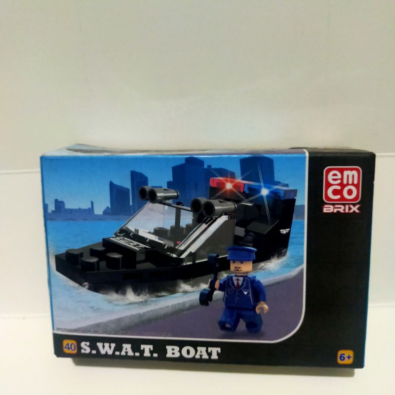 Jual Lego Emco Brix Small Blocks Police ATV/ Fire Patrol | Shopee Indonesia