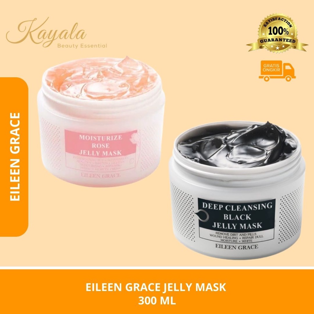 Jual EILEEN GRACE DEEP CLEANSING BLACK JELLY MASK 300 ML - EILEEN GRACE ...