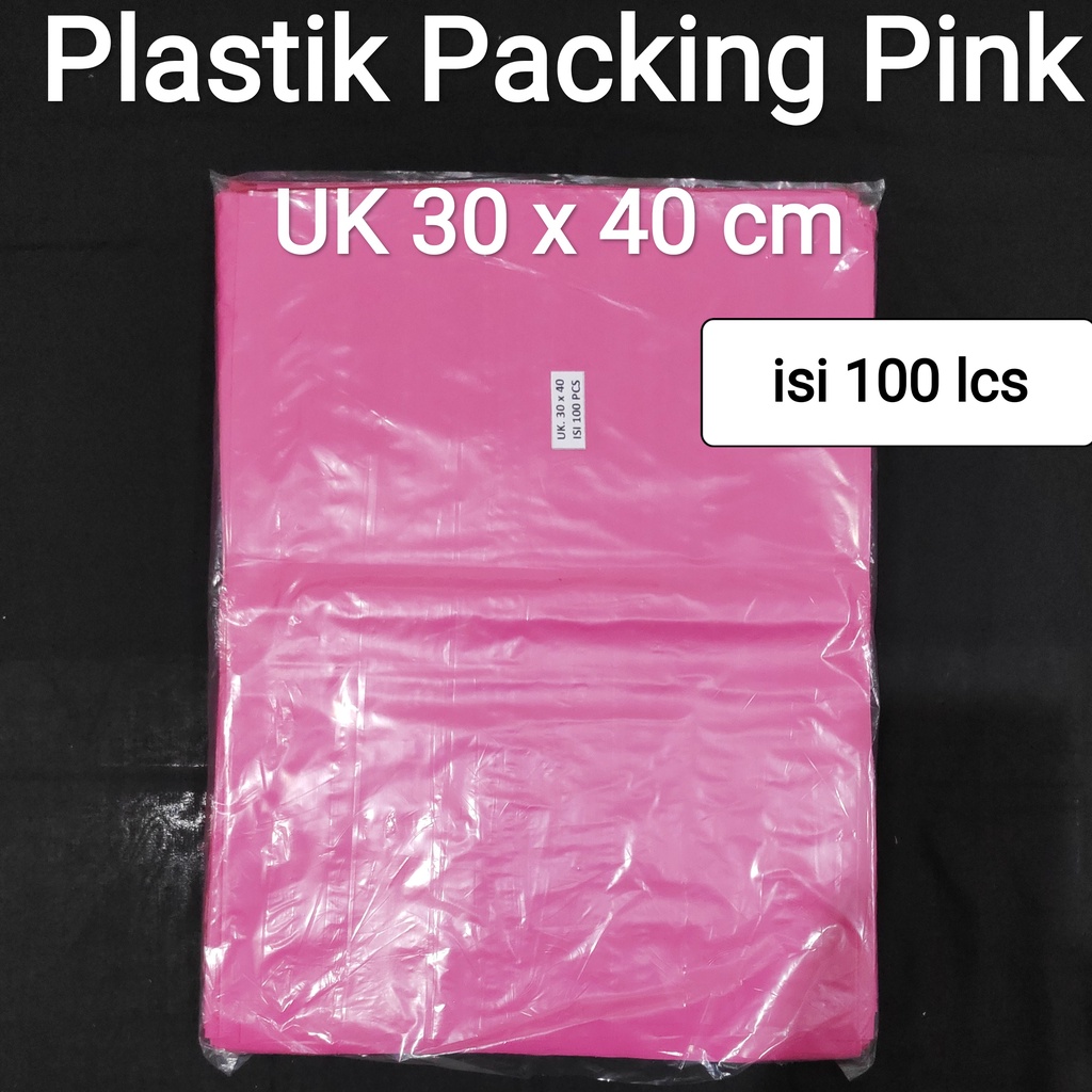 Jual Plastik Packing ( isi 100 pcs) uk 30x40 / 25x35 / 20x30 | kantong plastik Packing, Plastik ...