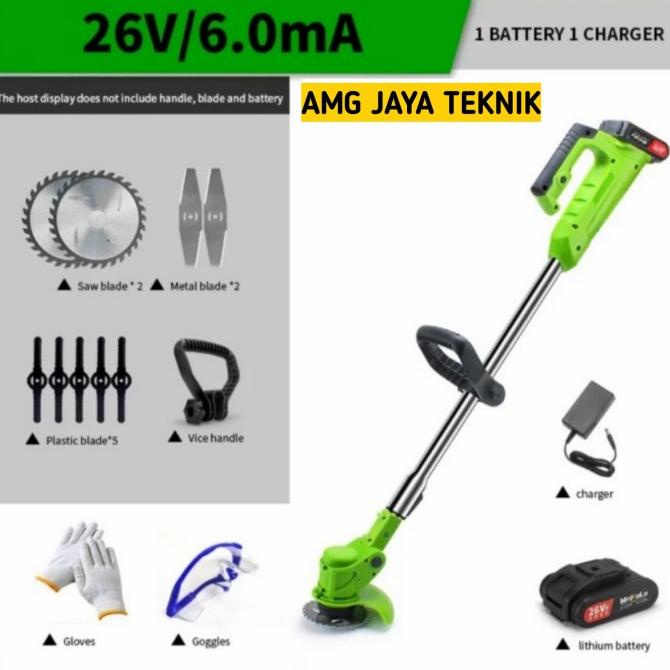Jual Mesin Potong Rumput Batre Tanpa Kabel Mesin Pemotong Rumput ...