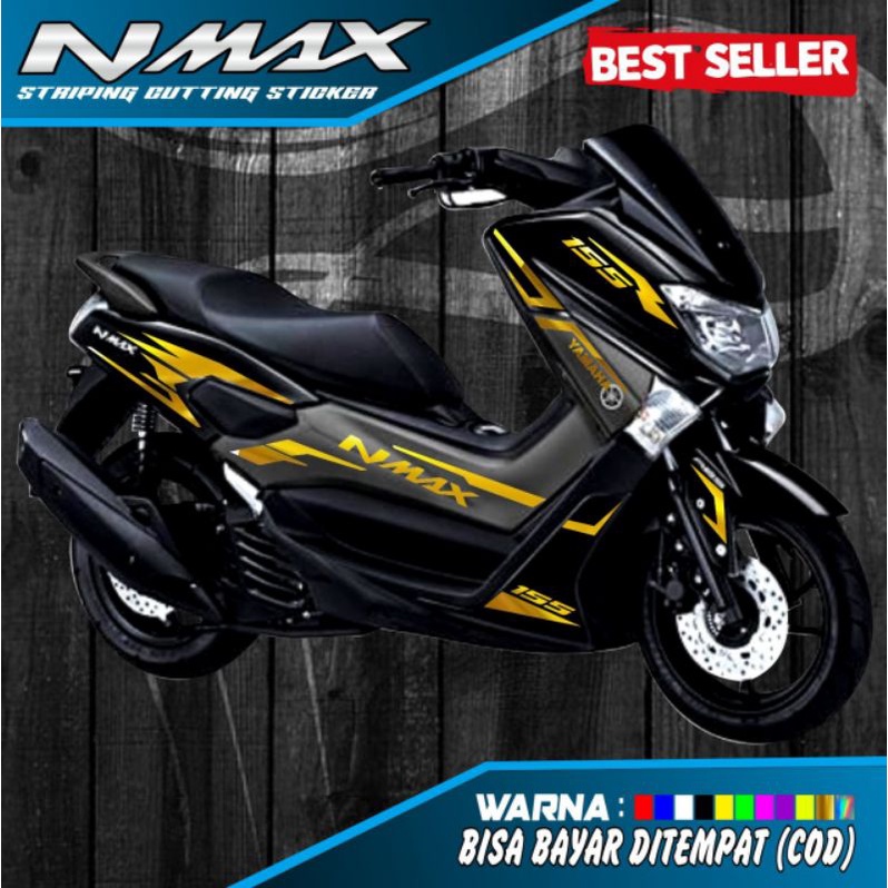 Jual CUTTING STICKER NMAX OLD STIKER NMAX LAMA LIS BODI NMAX 5 | Shopee ...