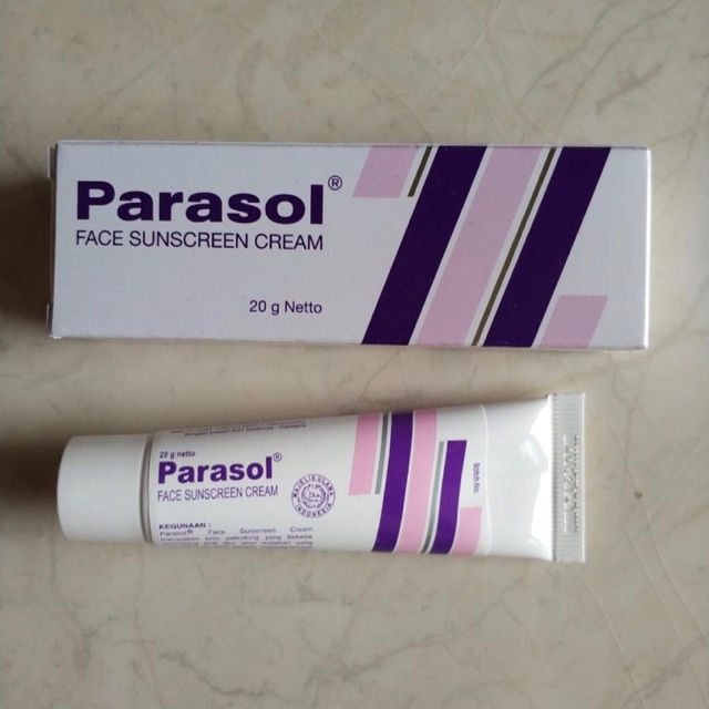 Jual Parasol Face Sunscreen Cream Ungu - tabir surya krim | Shopee ...