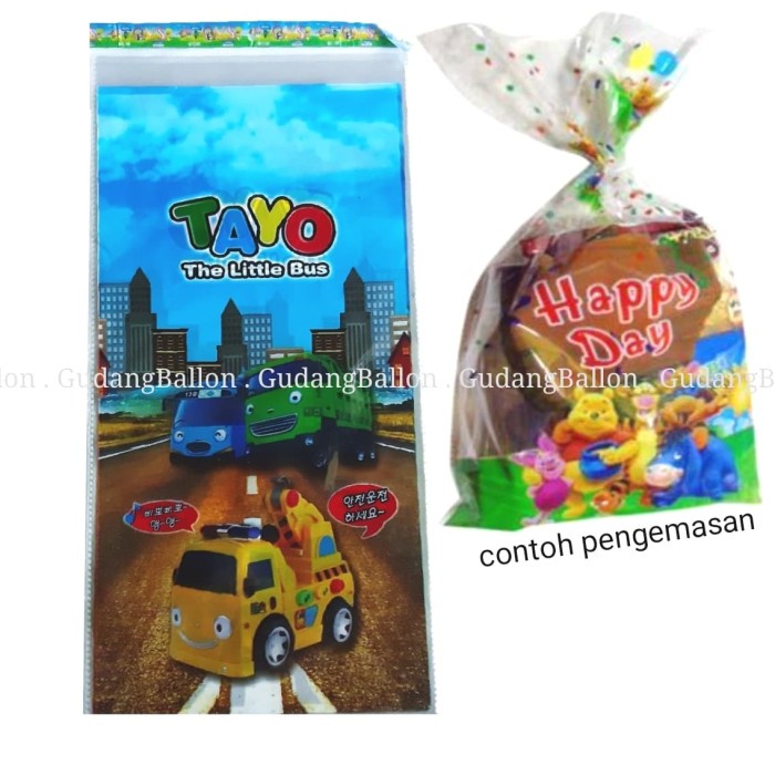 Jual Plastik Snack Ulang Tahun Tayo / Plastik Tayo / Plastik Ulang ...