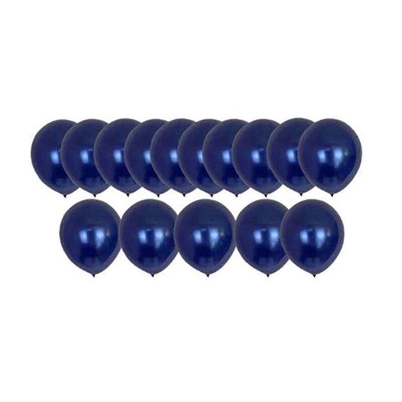 Jual balon latex tebal warna navy blue 12”/balon ulang tahun navy blue ...