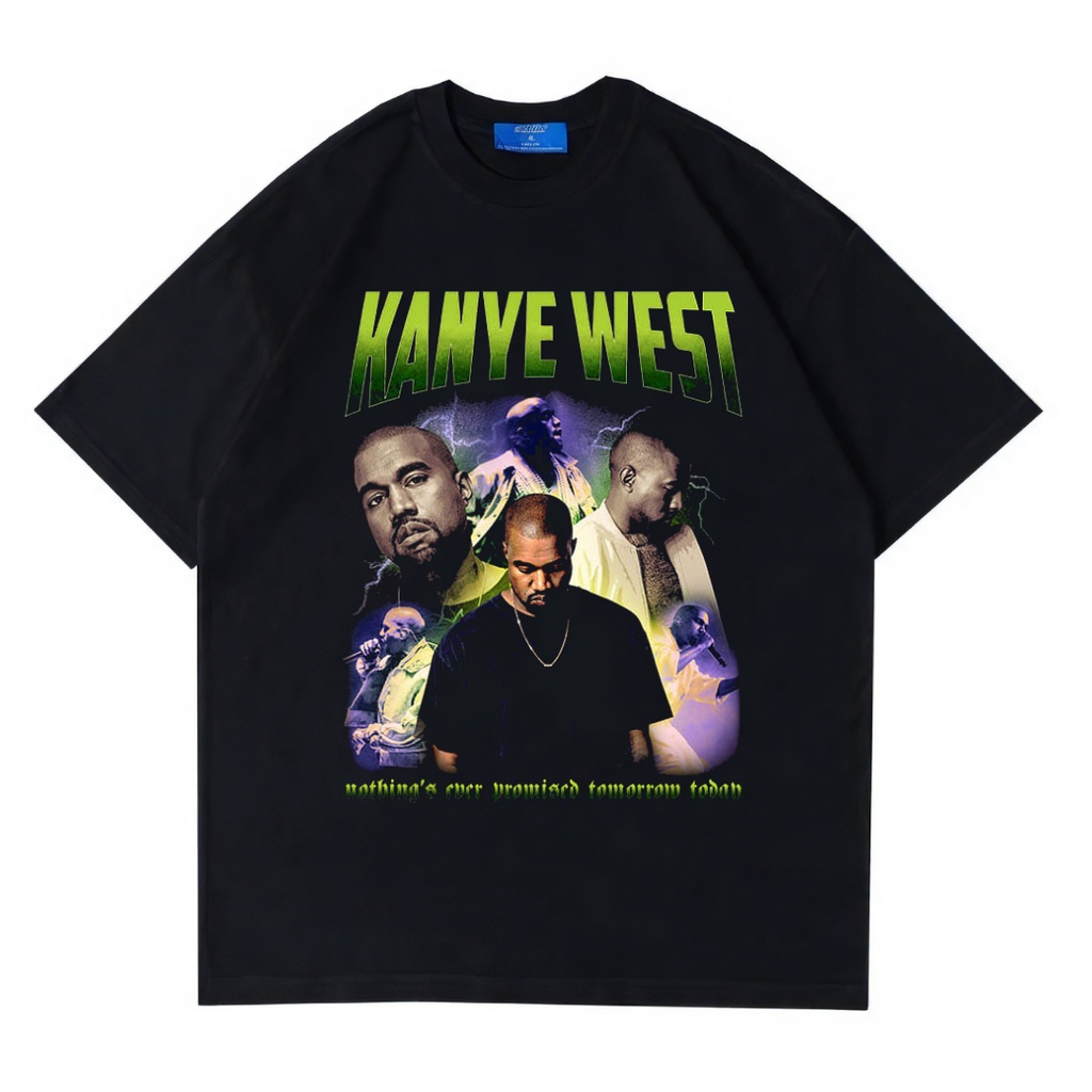 Jual Psycho Crucify "Kanye West" Oversized T-Shirt | Kaos Kanye West ...