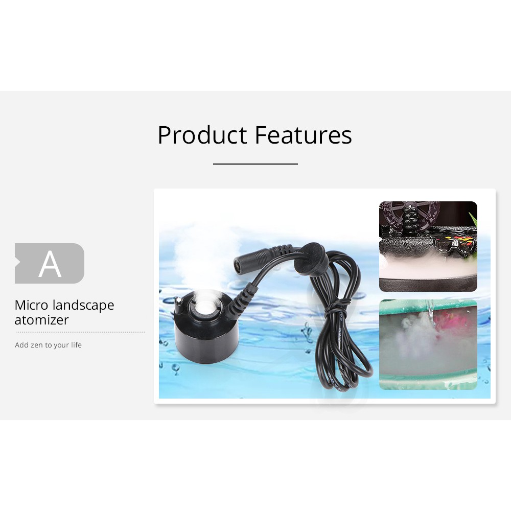 Jual Alat Pembuat Uap Kabut Embun Mist Maker Spray Fog Maker Nebulizer ...