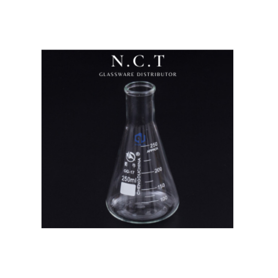 Jual SHUNIU Labu Erlenmeyer Narrow Neck 250 ml | Shopee Indonesia