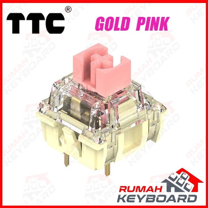Jual TTC - Switch - Golden Pink - 3 Pin - 37g - Pcb Mount | Shopee ...