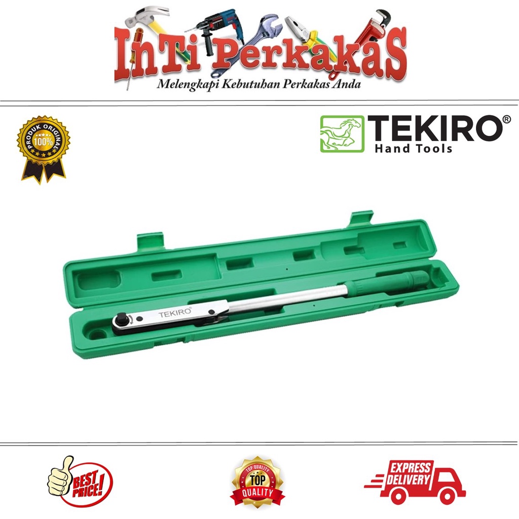 Jual TEKIRO 1/2" DR. PROFESSIONAL TORQUE WRENCH 25 - 135 N.M (T1200 ...