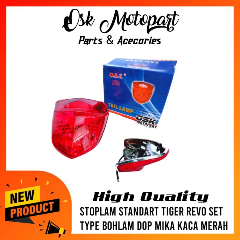 Jual Stoplamp Tiger Revo Tipe Dop Set Lampu Dan Soket | Shopee Indonesia