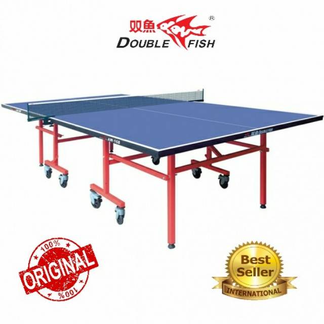 Jual Meja Pingpong Tenis Meja Double Fish Original 18mm International | Shopee Indonesia