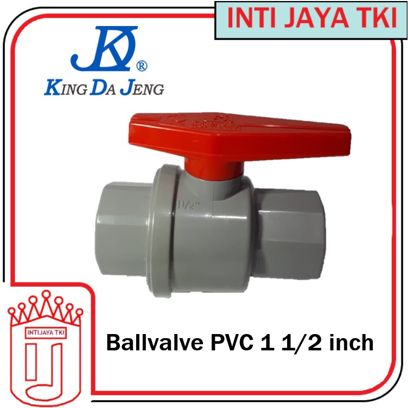 Jual KDJ BALL VALVE PVC 1 1/2 INCH | Shopee Indonesia