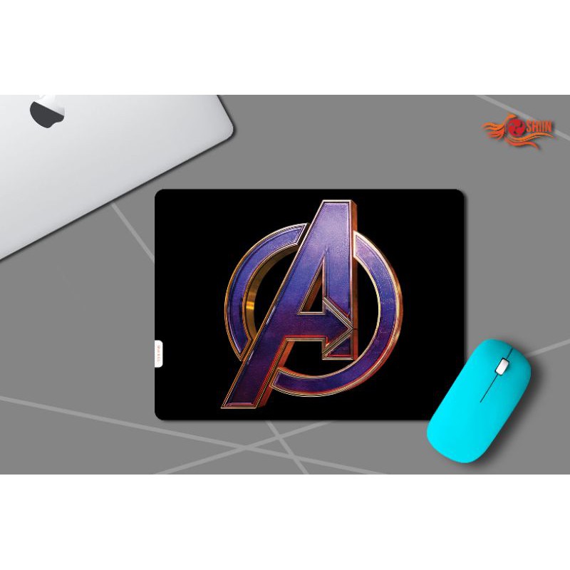 Jual MOUSEPAD 23X31 CM TEMA SUPERHERO MARVEL THE AVENGERS END GAME LOGO ...