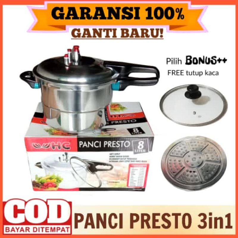 Jual Presto Happy Call 8 Liter Panci Fresto Ikan Panci Presto Liter | Shopee Indonesia