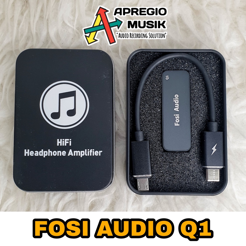 Jual Fosi Audio Q1 Portable Headphone Amplifier USB DAC | Shopee Indonesia