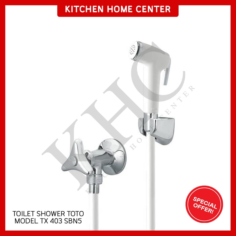 Jual JET SHOWER TOILET TOTO TX 403 SBW (set STOP KRAN) | Shopee Indonesia